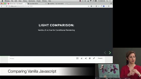 Comparing Vanilla Javascript — Introduction To Vuejs Youtube