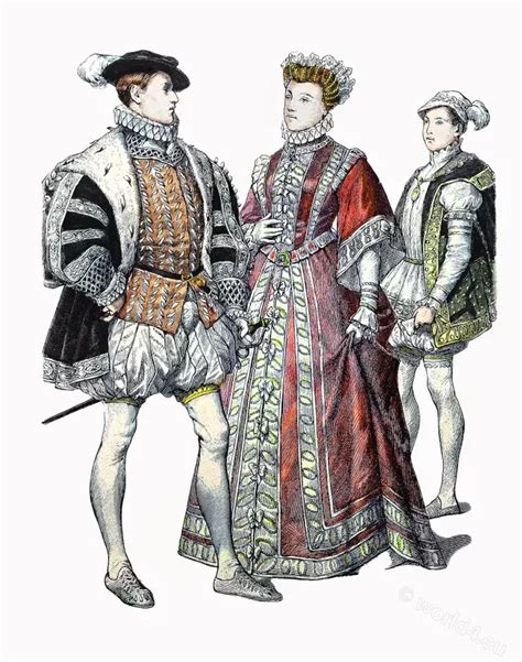 French Nobility Fashion 16th Century Renaissance Costumes Artofit