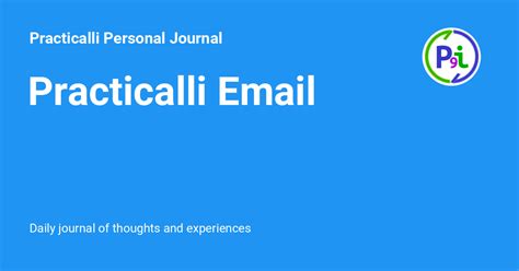 Practicalli Email Practicalli Personal Journal