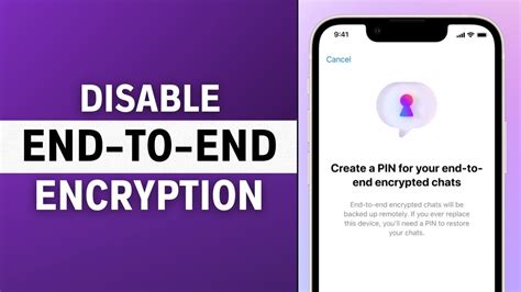 How To Remove End To End Encryption Messenger In Iphone Latest Guide