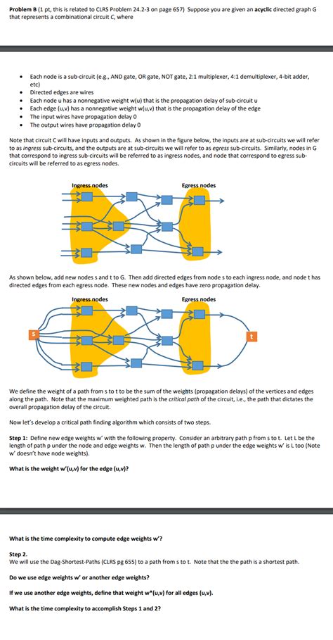 Problem B 1 Pt This Is Related To Clrs Problem