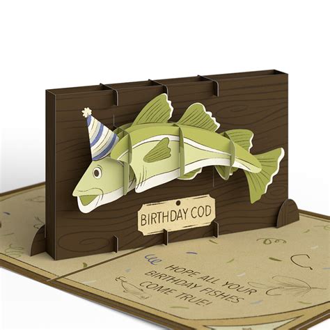 Birthday Cod Pop Up Card Lovepop