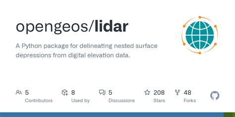 GitHub Opengeos Lidar A Python Package For Delineating Nested Surface Depressions From