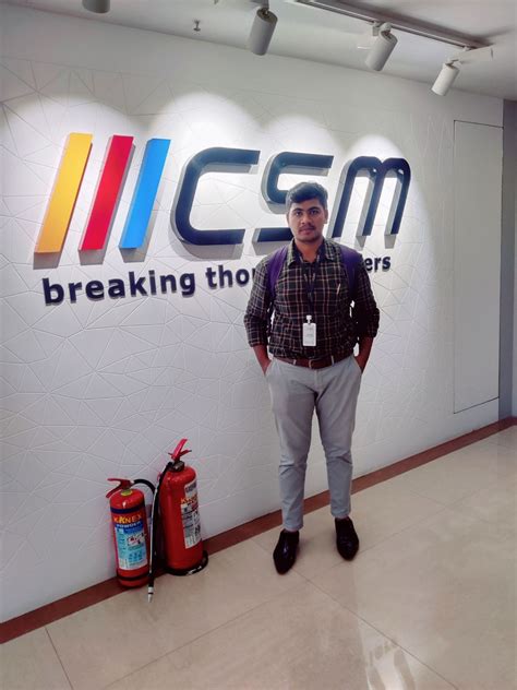 Mr Dilip Kumar Suna On Linkedin Started Job At Csm Technologies 10 Comments