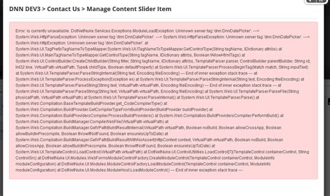 Carousel DNN Content Slider Module Not Working Stack Overflow