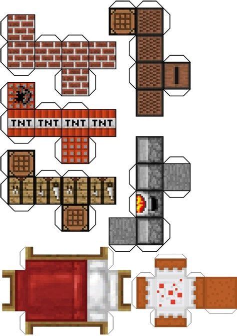 Minecraft Paper Doll Template At Niamitchell Бумажные поделки