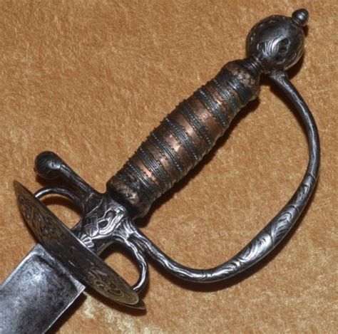 steel Hilted Italian Smallsword Mid 18th C Antique Weapon Store