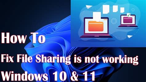 File Sharing Is Not Working In Windows How To Fix YouTube