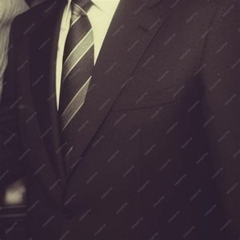 Premium Ai Image A Man Wearing A Suit And Tie That Says Hes Wearing A Tie