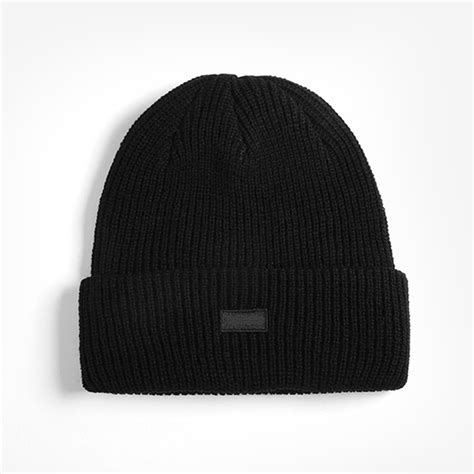 Manufacturer Classic Beanie Hats Cuffed Brim Unisex Winter Knitting Hat