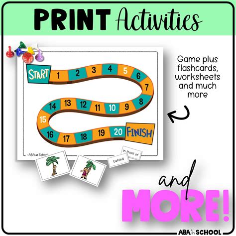 Preposition Visuals Expressive Vocabulary Iep Data Binder And Ablls