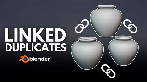 Create Linked Duplicates In Blender Youtube