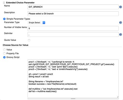 Svn Jenkins Dynamic List Subversion Tags Stack Overflow
