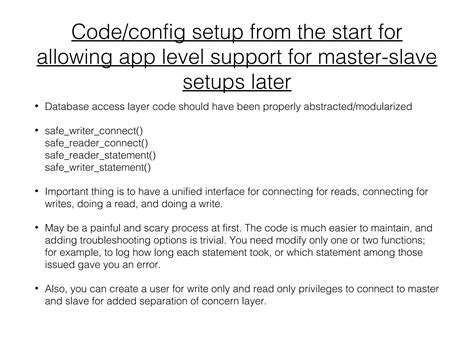 Intro To Mysql Master Slave Replication Ppt
