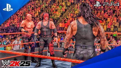 Wwe 2k25 Undertaker Vs Masked Kane And Unmasked Kane Ps4™ Youtube