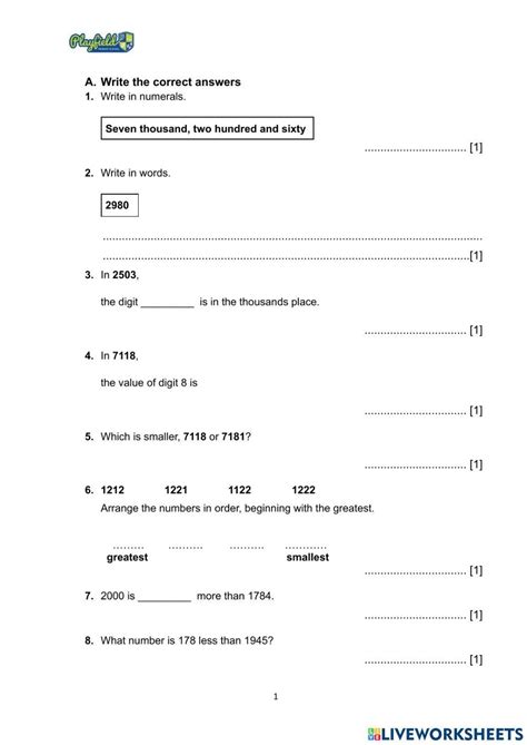 Review Math P3 2134195 Donypps Live Worksheets