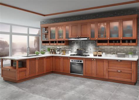 Assembled All Wood Kitchen Cabinets Suppliers And Manufacturers China