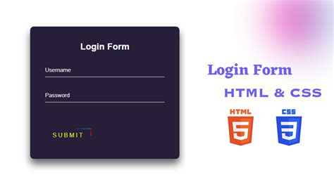 How To Make Animated Login Form Using Html And Css With Source Code