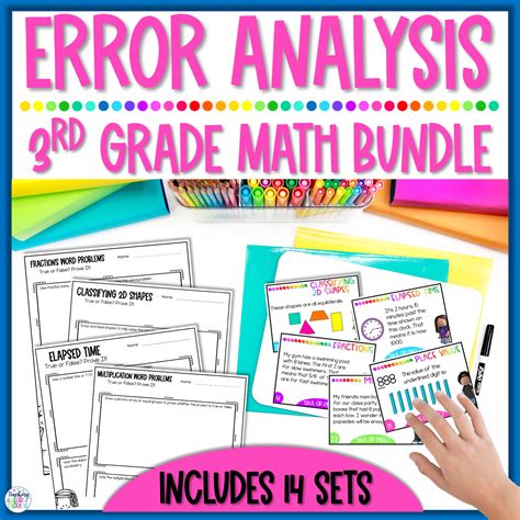 Why You Should Use Error Analysis Task Cards For Math Centers Teaching In The Heart Of Florida