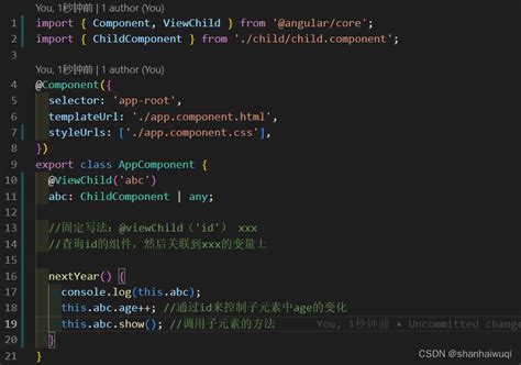 Angular中掌控子元素angular掌控子元素 Csdn博客