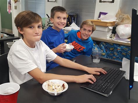 The Tag Team Celebrating The End Brookside Middle School