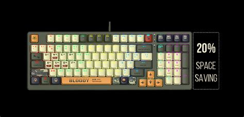 S98 Aviator-Механическая клавиатура с RGB-подсветкой-Bloody Official ...
