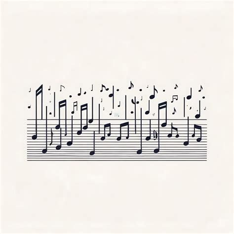 A Picture Of Music Notes And A Picture Of A Music Notepad Premium Ai