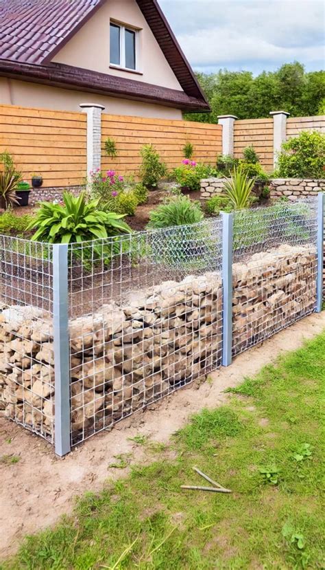 15 Elegant Gabion Fence Ideas For A Chic Landscape 2024