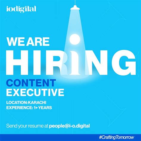 Io Digital On Linkedin Hiring Alert We Could Be Looking For You Join Our Creative Team In