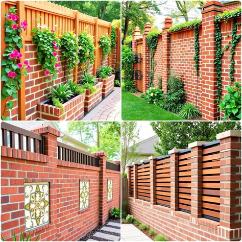 20 Brick Fence Ideas To Enhance Your Yard