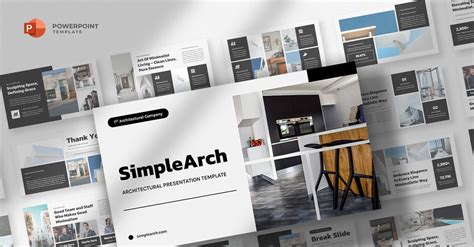 Simplearch Minimalist Architecture Powerpoint Template