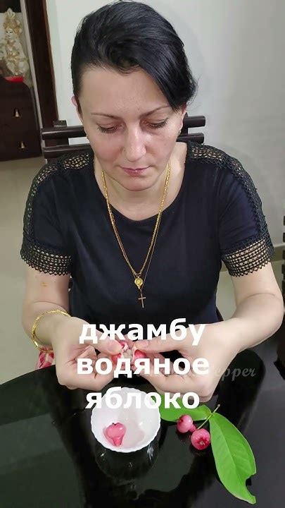 Водяное ЯБЛОКО джамбу что за фрукт такой индия экзотика фрукты Youtube