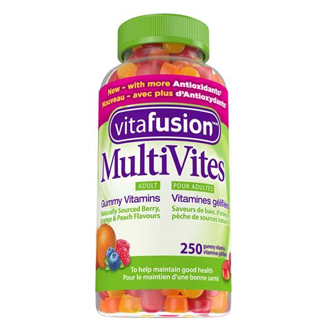 Vitafusion Multivites Gummy Vitamins For Adults 250 Gummies Canavitam