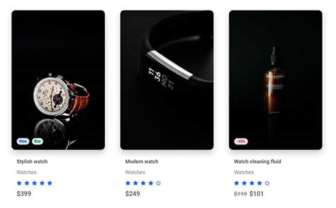 Bootstrap ECommerce Blocks Product List Grid