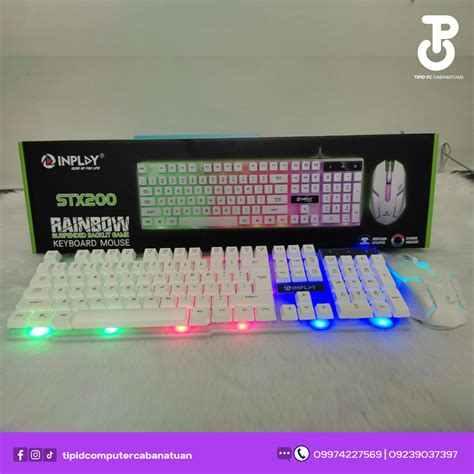 Inplay Stx200 Rgb Keyboard And Mouse White Lazada Ph
