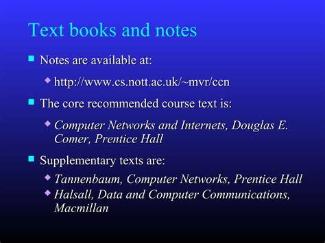 computer communications and networks ppt computer networking