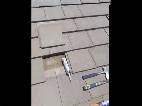 How To Install A Concrete Roof Tile Youtube