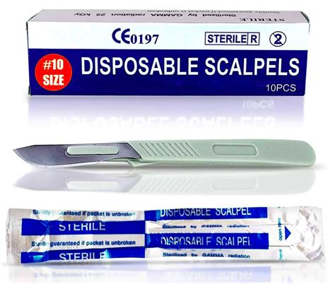 Disposable Scalpels 10 Dermaplaning Tool Scalpel Blades 10 With