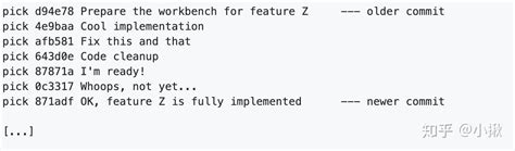 Git 合并多个提交的正确方式 知乎