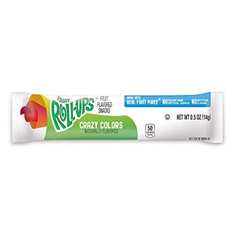 Betty Crocker Fruit Roll Ups Crazy Colors American Krazy Kandy