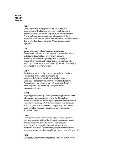 16 Mbti Pdf
