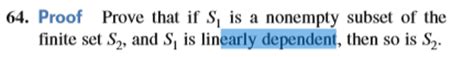 Solved Proof Prove That If S1 Is A Nonempty Subset Of The