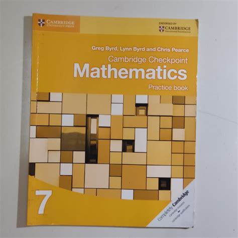 Jual Buku Original Cambridge Checkpoint Mathematics 7 Practice Book