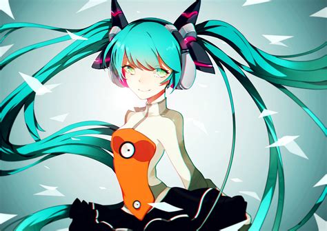 Hatsune Miku Long Hair Odds And Ends Vocaloid Twintails Vocaloid