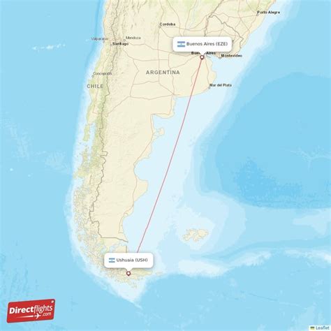 Direct Flights From Buenos Aires To Ushuaia Eze Ush