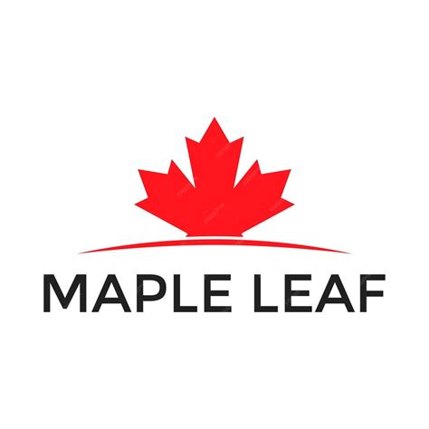 Premium Vector Canadian Maple Leaf Logo Design Vector Template