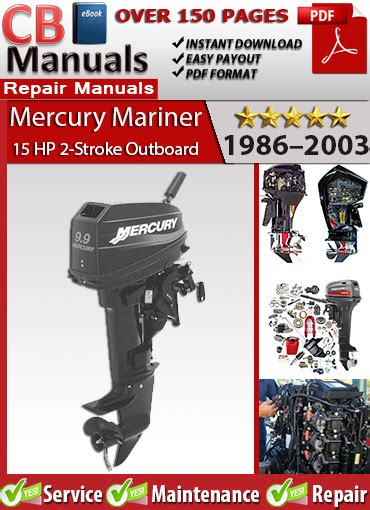 Mercury 15 Hp 2 Stroke Outboard 19862003 Service Manual