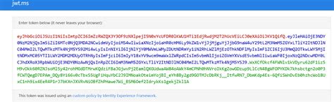 azure b2c bearer accesstoken not being generated when using