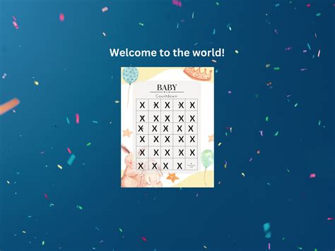 Pregnancy Countdown Calendar Instant Download Printable Pdf Etsy