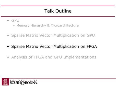 Ppt Fpga Vs Gpu For Sparse Matrix Vector Multiply Powerpoint Presentation Id5909119